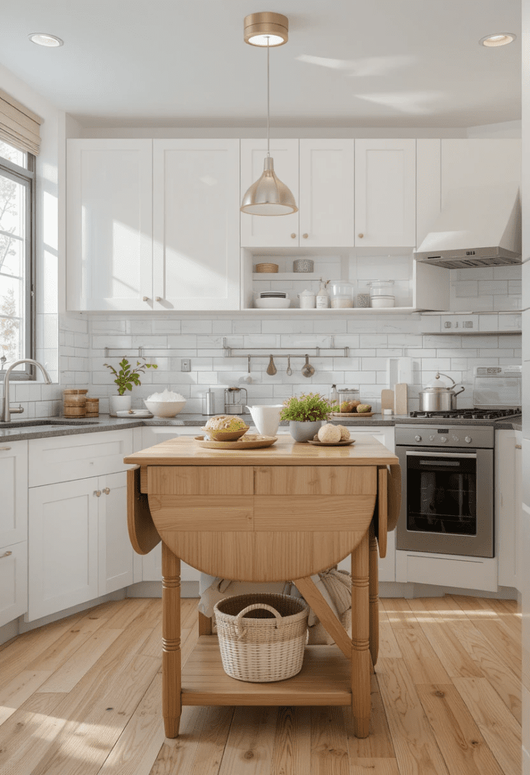 18 Brilliant Small Kitchen Island Ideas to Maximize Space and ...