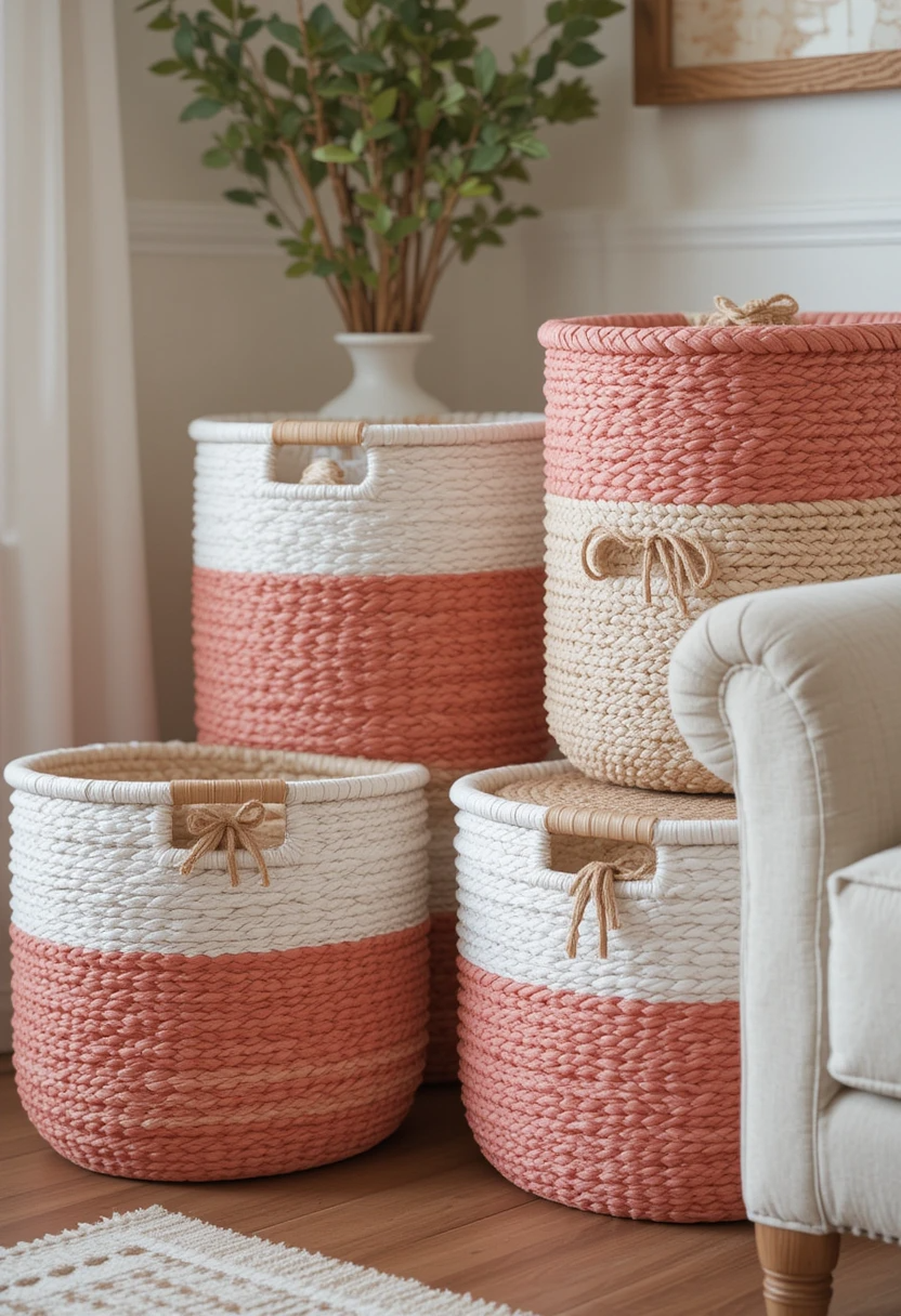 23 Stunning Soft Coral and White Living Room Ideas for a Fresh, Modern ...