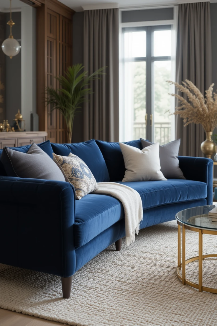 20 Effortless Navy Blue Living Room Decor Ideas to Elevate Your Space ...