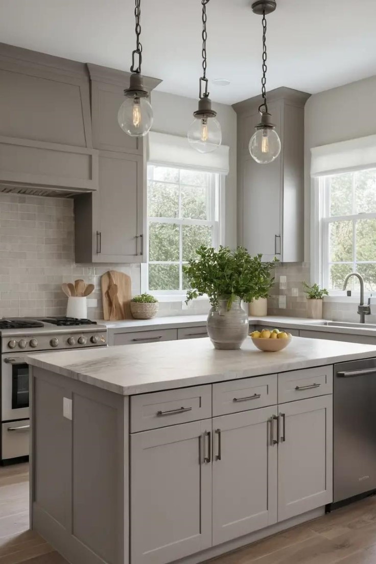 20 Warm Gray Kitchen Ideas That Make Your Space Look Stylish and ...