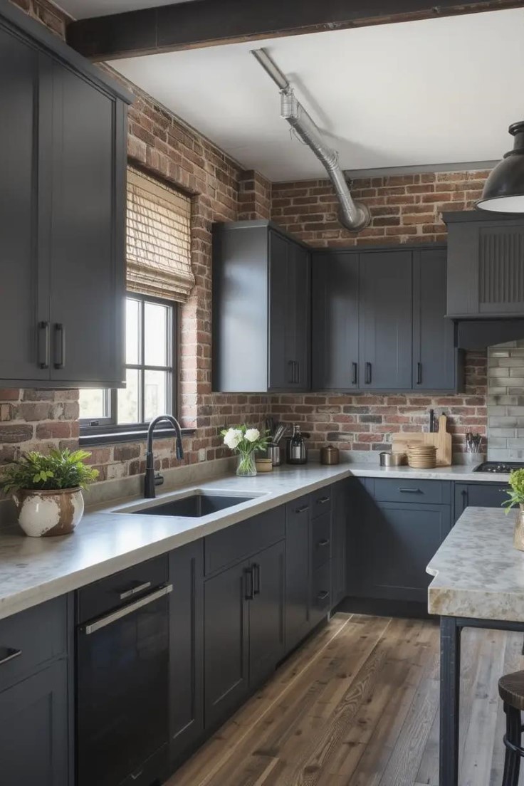 15 Dark Gray Kitchen Ideas for a Bold and Elegant Look - Cozy Corner at ...