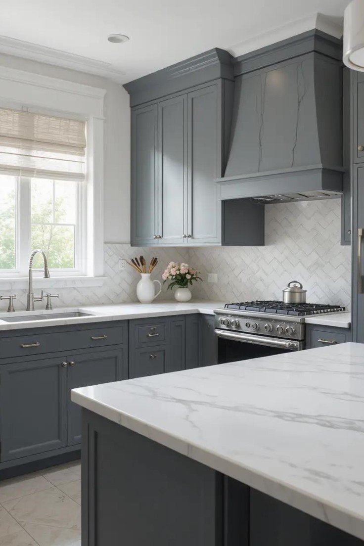 15 Gray Kitchen Ideas That Feel Sleek and Sophisticated - Cozy Corner ...