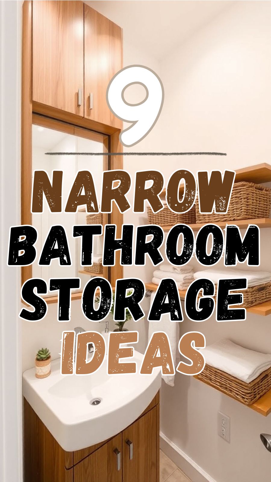 9 Narrow Bathroom Storage Ideas to Maximize Space - Cozy Corner at Home