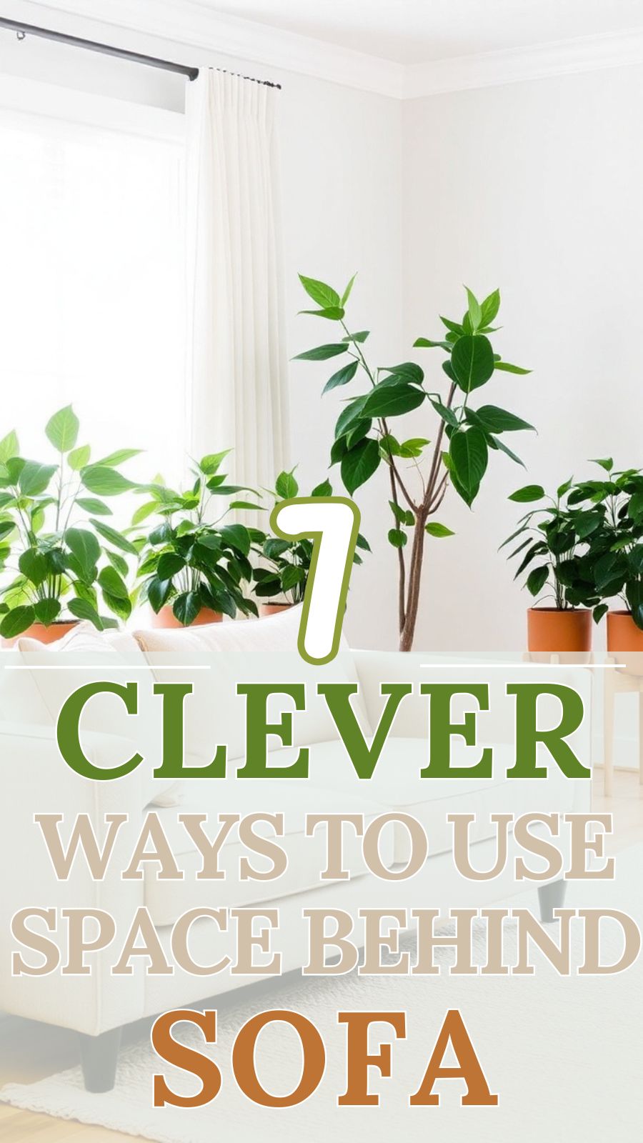 7 Clever Ways to Use the Space Behind the Sofa - Cozy Corner at Home