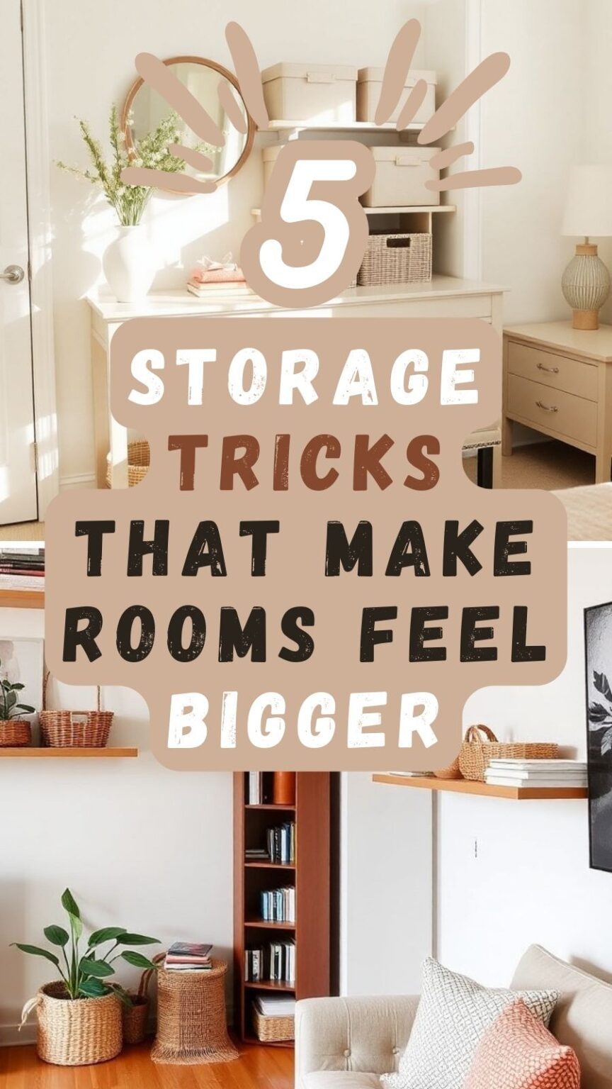 5 Storage Tricks That Make The Room Feel Bigger - Cozy Corner At Home