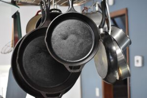8 Ways to Organize Cast Iron Pans by Size - Cozy Corner at Home